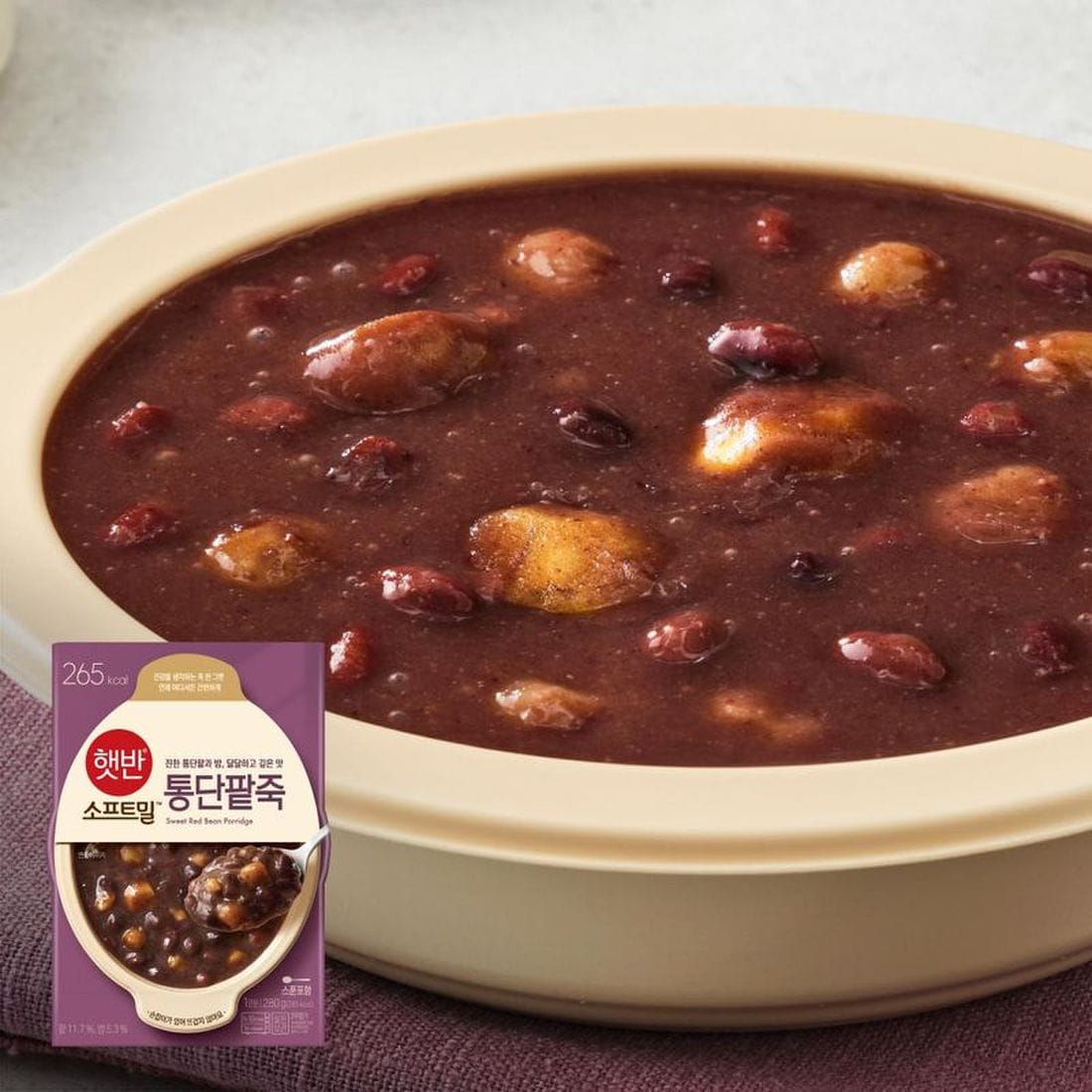 햇반소프트밀 통단팥죽 280g[32493559], 믿고 사는 즐거움 SSG.COM