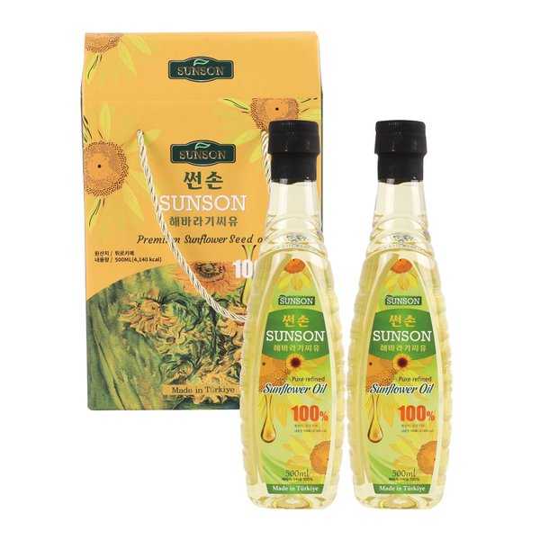 썬손 해바라기씨유(pet) 500ml 2p 세트 - SSG.COM