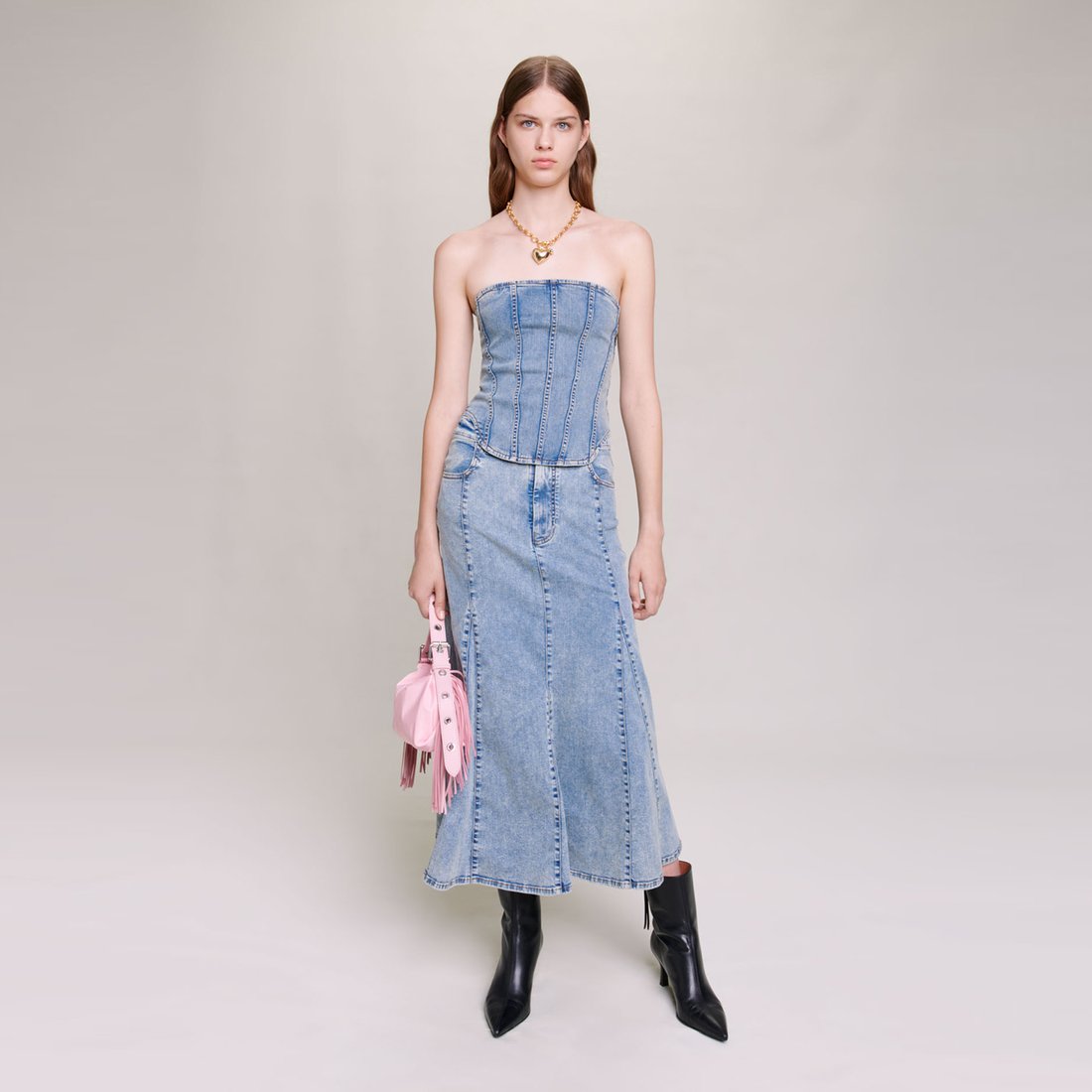 [23FW] 레이스업 데님 뷔스티에 JTA63T8, 신세계백화점