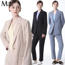 2SET S/S 원버튼재킷+스트레치 슬림팬츠 2종세트 - SSG.COM