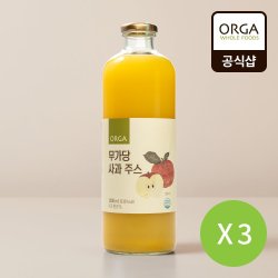 올가 유기농 사과주스 (1L X 3병) - SSG.COM