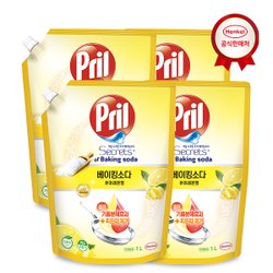 [리뉴얼]프릴 베이킹소다 레몬 1L x4개 - SSG.COM