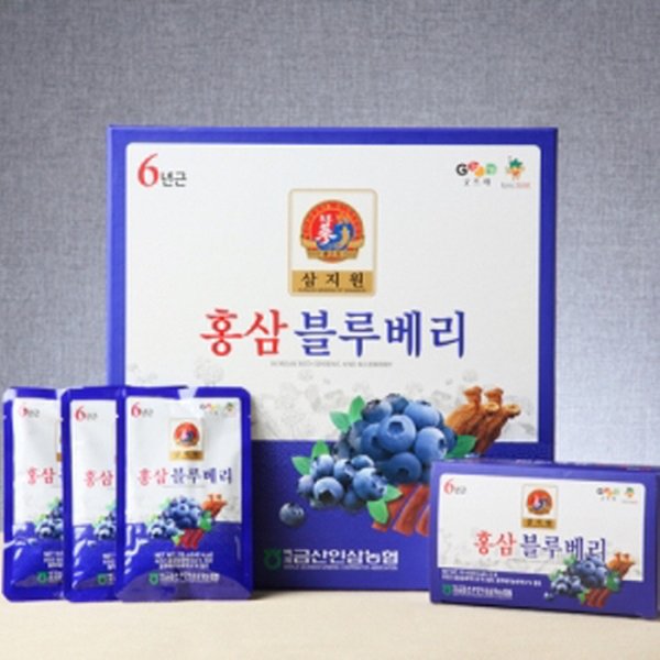 [백제금산인삼농협] 삼지원 6년근 홍삼 블루베리 70mlx30포 - SSG.COM