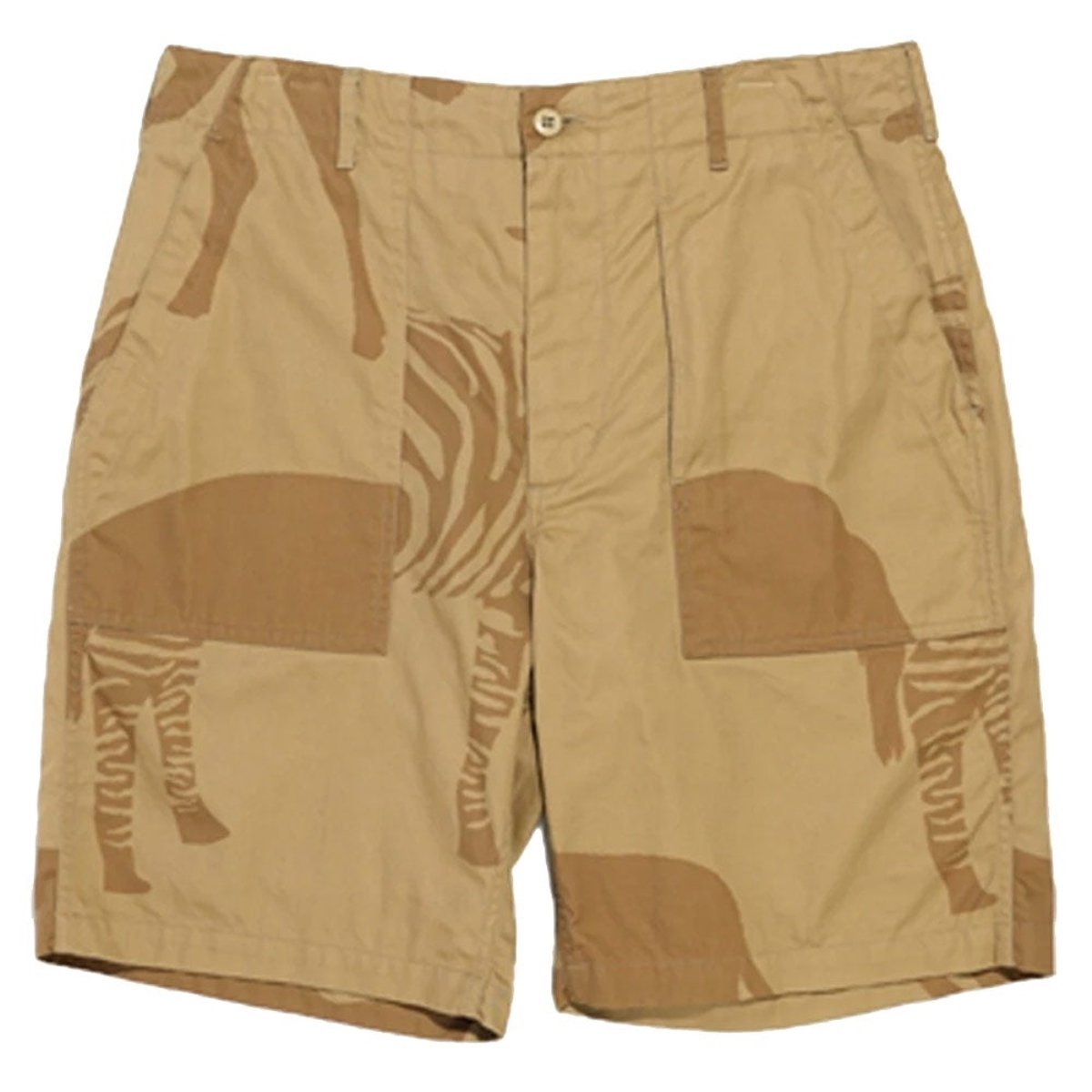 Engineered Garments Fatigue Short Khaki / Animal Print - SSG.COM