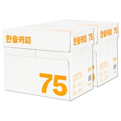 한솔제지(Hansol copy) A4용지 75g 2박스(5000매) - SSG.COM