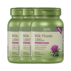 [해외직구] GNC 밀크시슬1300 1300mg 60정 x3 - SSG.COM