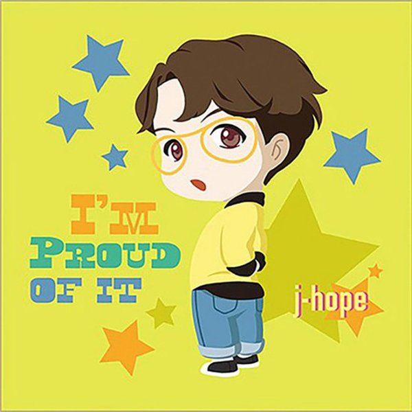 1300K BTS 캐릭터 제이홉 캔버스 DIY명화그리기 25x25 - SSG.COM