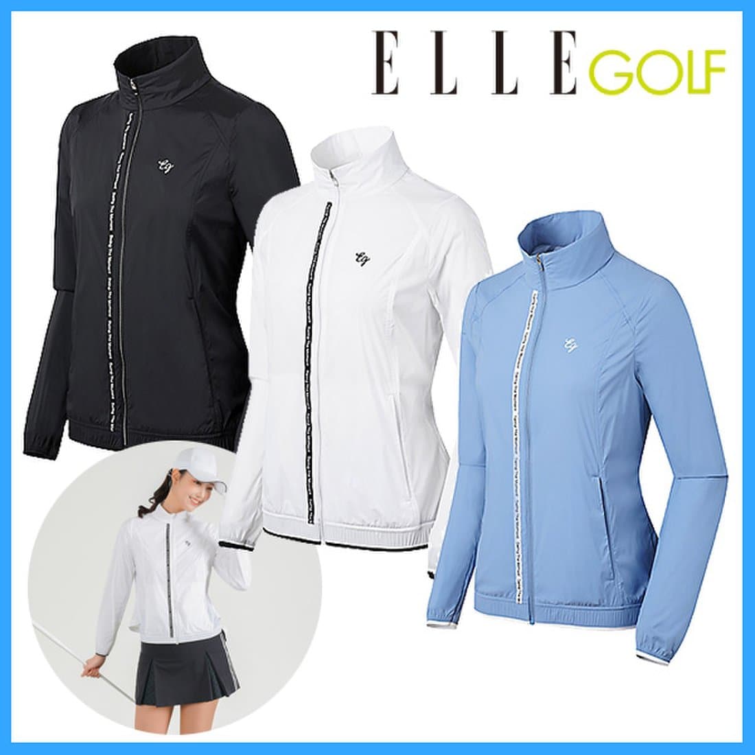 엘르골프 여름 여성골프웨어 여자바람막이 점퍼 자켓 믿고 사는 즐거움 Ssgcom