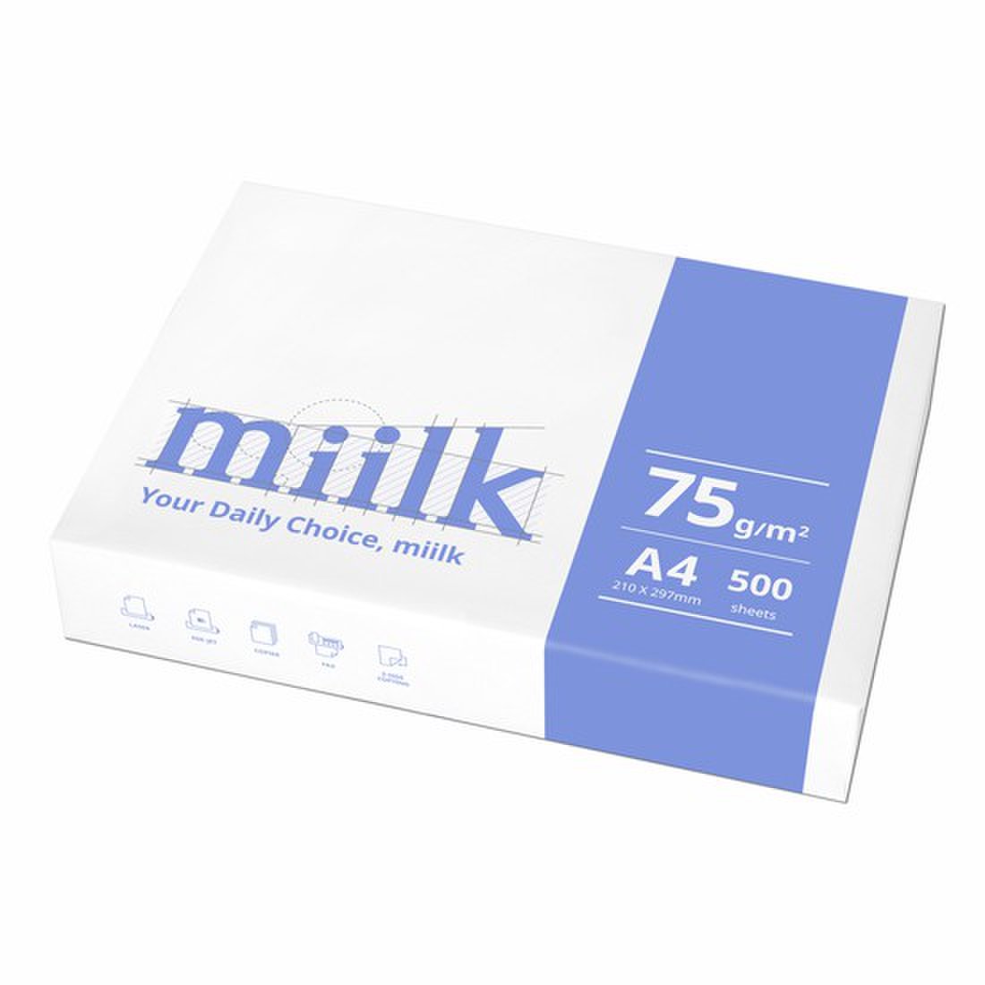 밀크 A4용지 75g 1권500매 A4 복사용지 복사지, 믿고 사는 즐거움 SSG.COM