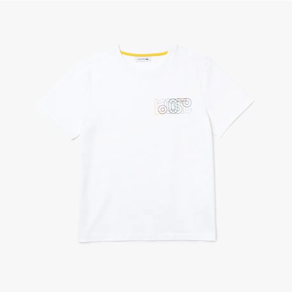 21FW LACOSTE 워딩 컬러 자수 티셔츠 TF7060-51N 001 - SSG.COM