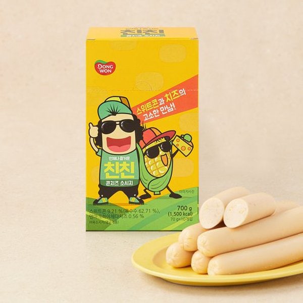 친친 콘치즈 소시지 700g (70g*10입) - 이마트몰
