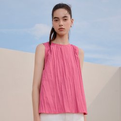Wake Pleats Sleeveless Top (4color) - SSG.COM