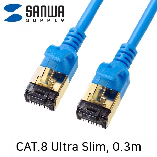 SANWA SSTP Ultra Slim 랜 케이블 CAT.8 0.3m - SSG.COM