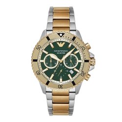 [공식본사정품] 아르마니 AR11586 다이버 쿼츠 스벅 콤비 크로노그래프 남성 메탈시계 - SSG.COM