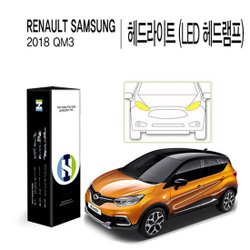 SOKOOB 르노삼성 2018 QM3 헤드라이트 LED 헤드램프 필름2매 - SSG.COM