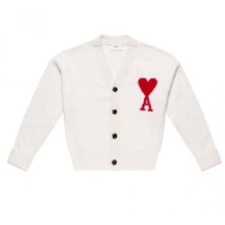 AMI 23SS 하트 인타르시아 버진 울 가디건 BFUKC002 018 154 BFUKC002018154 31414392 - SSG.COM