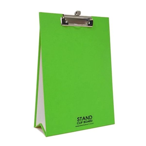 스탠딩 클립보드 메뉴판 서류 문서 스탠드 연두 A4 - SSG.COM