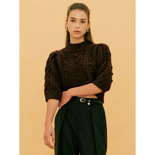 폼폼이 크롭 니트 (3COL) - SSG.COM