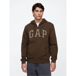 갭 릴렉스드 갭 GAP 로고 집업 후디 후드티 ground 브라운 10379451 - SSG.COM