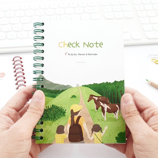 체크노트/체크리스트 (A6) - 멘도롱 제주 - SSG.COM