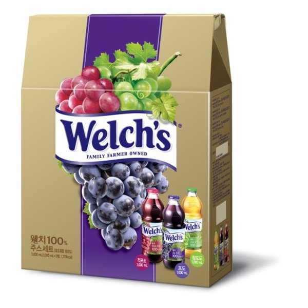 [Welch`s] 포도명가 웰치(1000ml*3병) 3000ml - SSG.COM