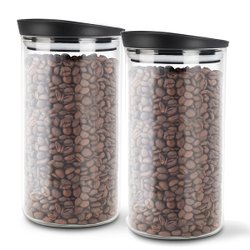 메가커피 누보 블랙캡 밀폐용기 1000ml 2개세트 - SSG.COM