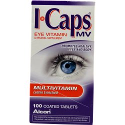 Alcon I Caps Eye MultiVitamin 루테인 Enriched 100 코팅 정제 - SSG.COM