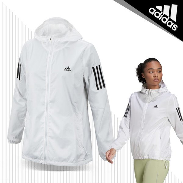 아디다스 우먼스 OTR 윈드브레이커 자켓 HB9369 화이트_신 - SSG.COM