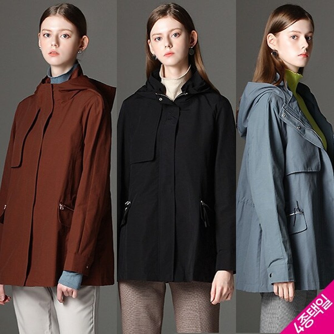 [홈쇼핑방송/르오트(LeOT)] 프렌치 코튼 하프 트렌치 후드점퍼-사이즈 55-88다양, 믿고 사는 즐거움 SSG.COM