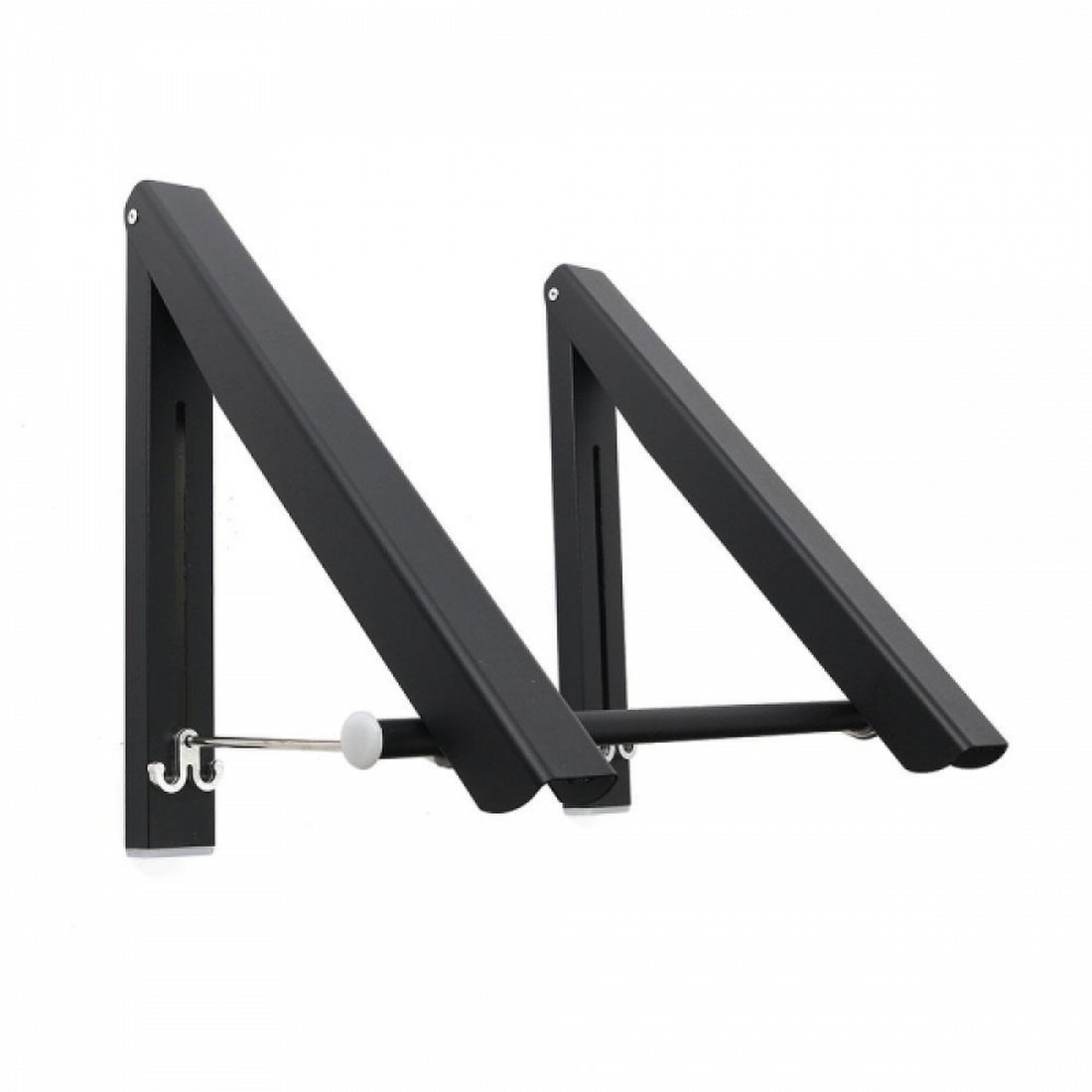 접이식 블랙봉 공간활용 더블 벽걸이 행거 40cm, 믿고 사는 즐거움 SSG.COM