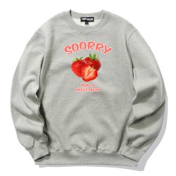 [트립션] SOORRY 크루넥 맨투맨(그레이) - SSG.COM