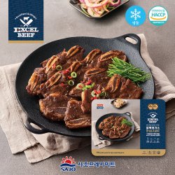 [사조프레시미트] 소갈비 한입 양념 LA갈비 1kg (500g x 2팩) - SSG.COM