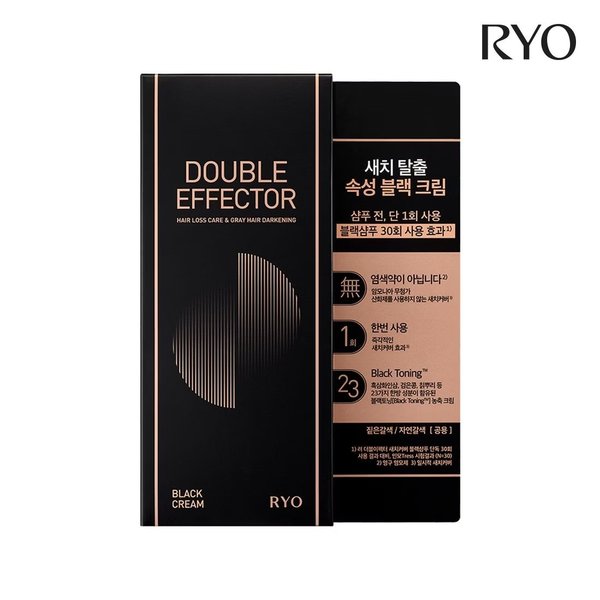 려 더블이펙터 새치 탈출 속성 블랙 크림 40ml - SSG.COM