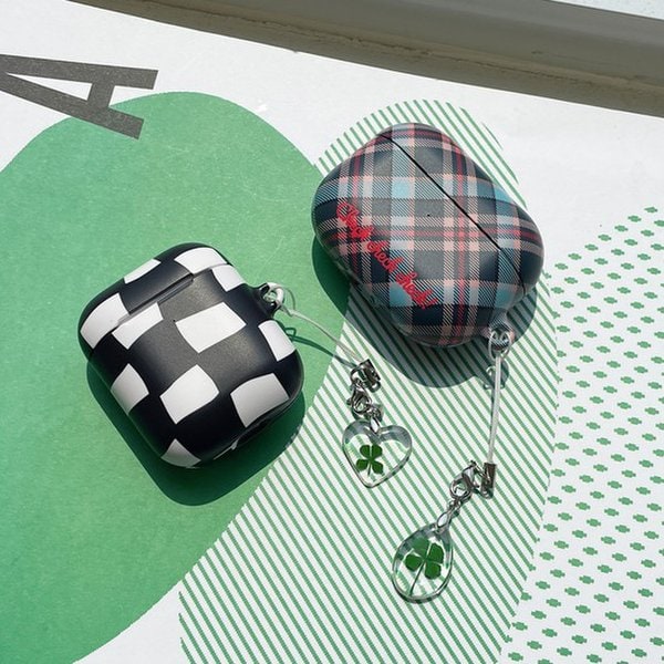 행운의 네잎클로버 키링 열쇠고리 4type [투명 핸드폰 줄 크로바] - SSG.COM