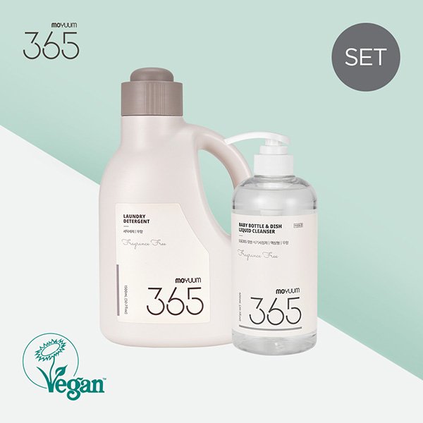[모윰] 모윰365 안심 2종세트(젖병세정제 1개+세탁세제 1개) - SSG.COM