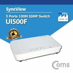Coms 싱크뷰 5포트 스위치허브 100M IGMP (W75B840) - SSG.COM