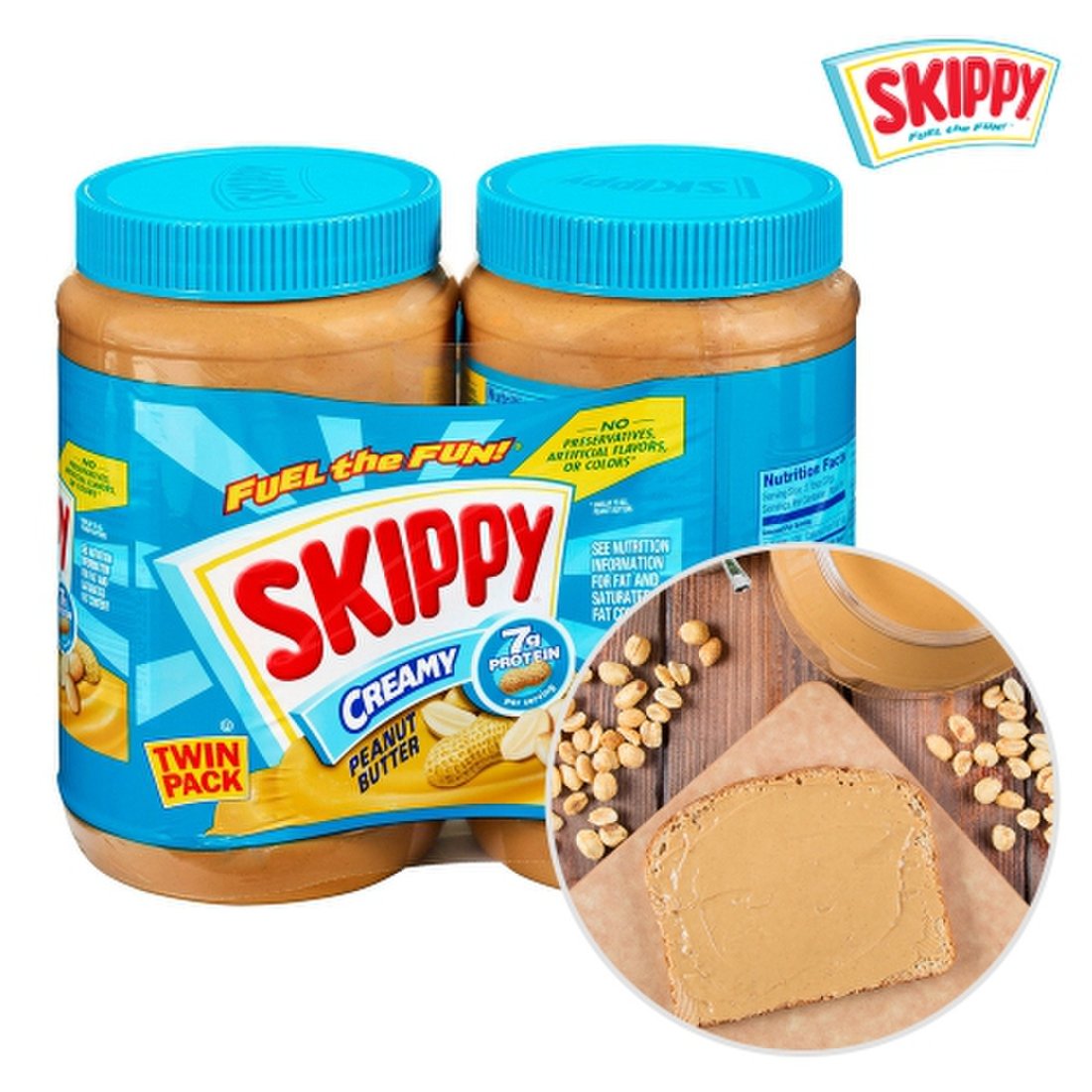 스키피 크리미 땅콩버터 대용량 1.36kg X 2개, 믿고 사는 즐거움 SSG.COM