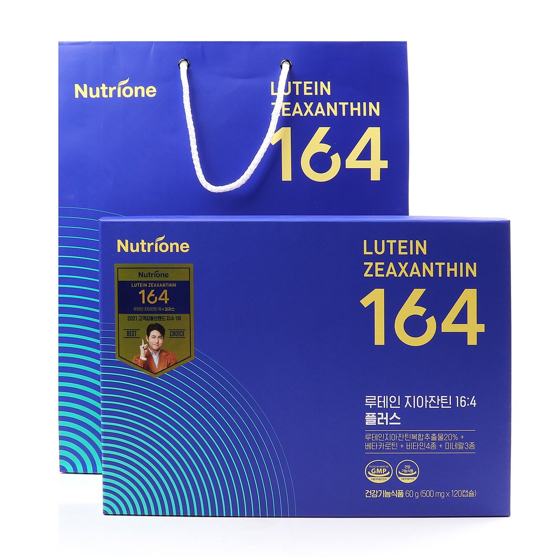 [2/6 오전9시 주문건까지 명절전출고]뉴트리원 루테인지아잔틴 164+ 120캡슐 선물세트 60g, 믿고 사는 즐거움 SSG.COM