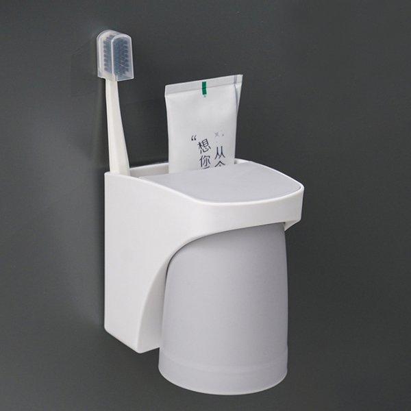 KNPD 자석 부착 양치컵 홀더(그레이) SY_230 - SSG.COM