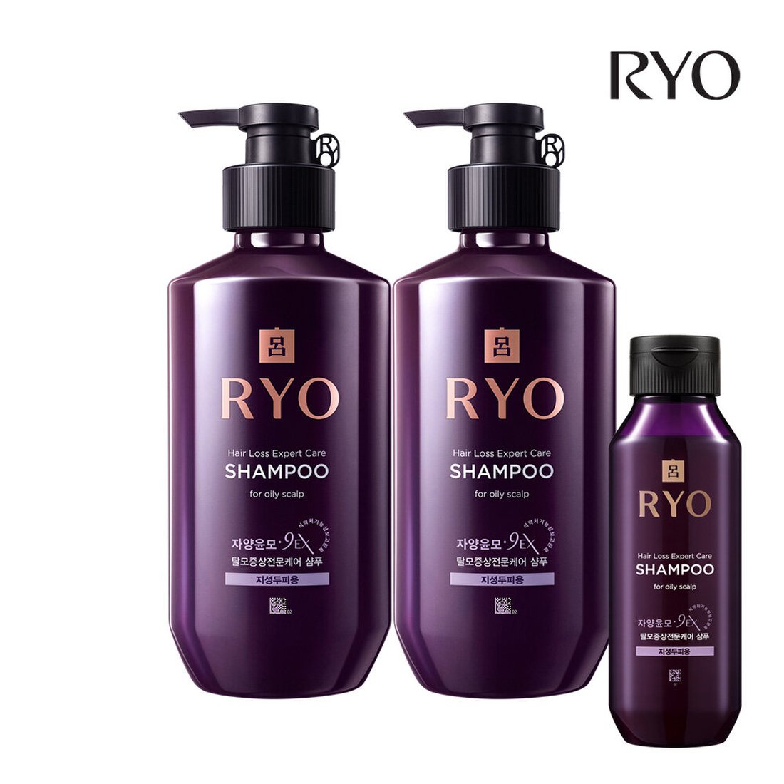 려 자양윤모 9EX 탈모증상전문케어 샴푸 (지성) 400ml 2개 + 스페셜증정, 믿고 사는 즐거움 SSG.COM