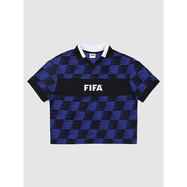 [FIFA 1904] 우먼스 폴리 메쉬 그래픽 티셔츠 다크블루(FF32TH34W_230) - SSG.COM