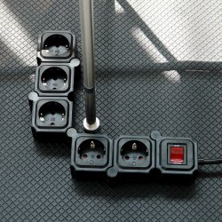 지그재그 디자인 멀티탭 블랙 5구 3M - SSG.COM