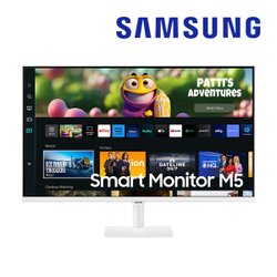 [공식]삼성 스마트 모니터 M5 S32CM501 화이트 OTT 무선 덱스 미러링 - SSG.COM