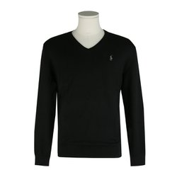 [당일/국내]23SS 710670789 003 블랙 로고 브이넥 남성 니트 LNL - SSG.COM