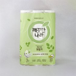 깨끗한나라 허브가든 모링가 와이드 화장지 30m 30롤 - SSG.COM