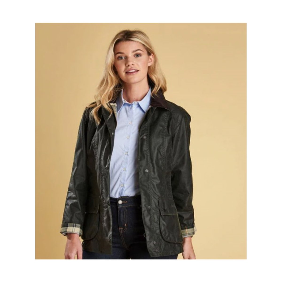 [BARBOUR] 바버 19FW 우먼 비드넬 왁스 자켓 세이지 - SSG.COM