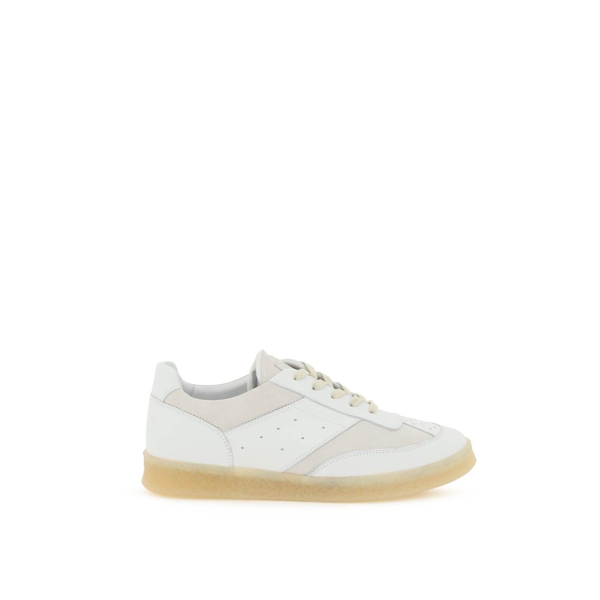 SS23 MM6 메종 마르지엘라 Low Top Mm6 maison margiela replica leather sneakers ...