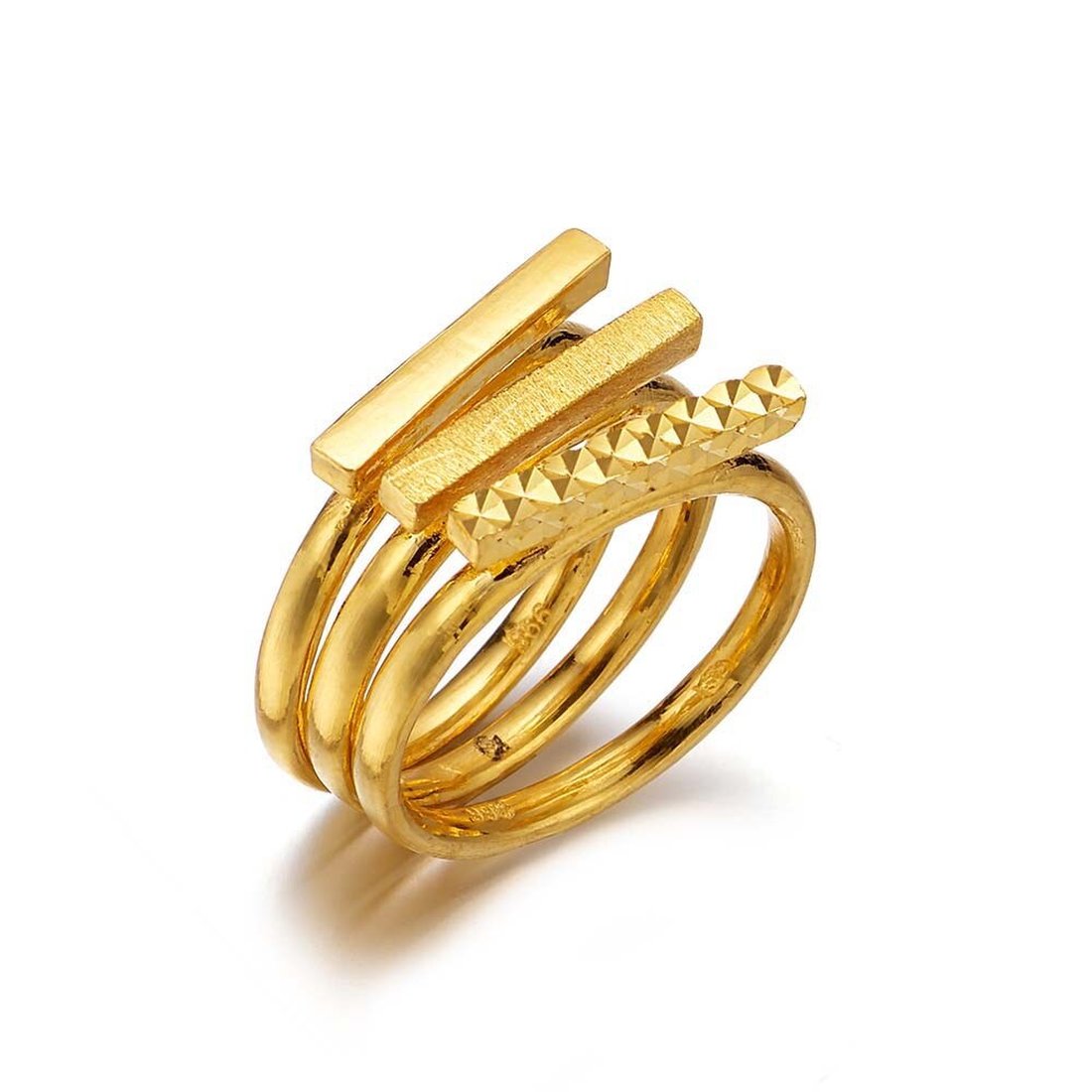 한국금다이아몬드 여자 순금 반지 스틱 24K 11.25g 애끼 [3개 1세트], 믿고 사는 즐거움 SSG.COM