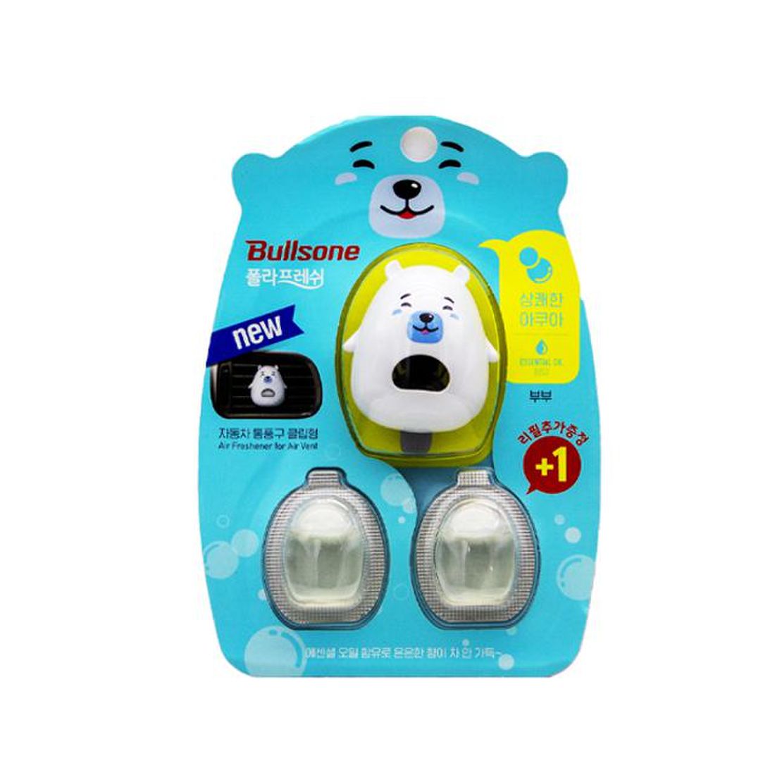 BTM 불스원 폴라프레쉬 클립형 4.3ml 2개 아쿠아, 믿고 사는 즐거움 SSG.COM