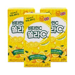 W 쏠라C정 레몬맛 80정 1박스x3개 - SSG.COM